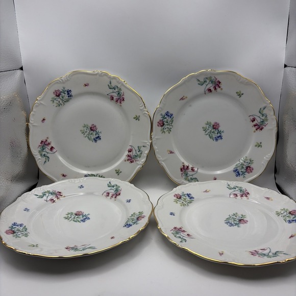 Edelstein | Dining | 4 Vtg Edelstein Florabell Plates Maria Theresia ...